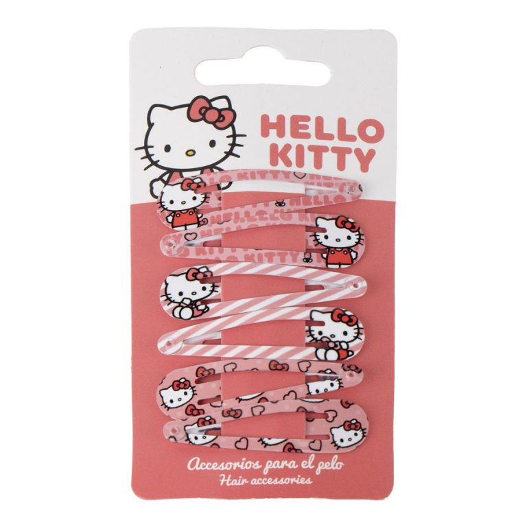 Κοκκαλάκια μαλλιών Hello Kitty (6 τεμ | balloon.gr