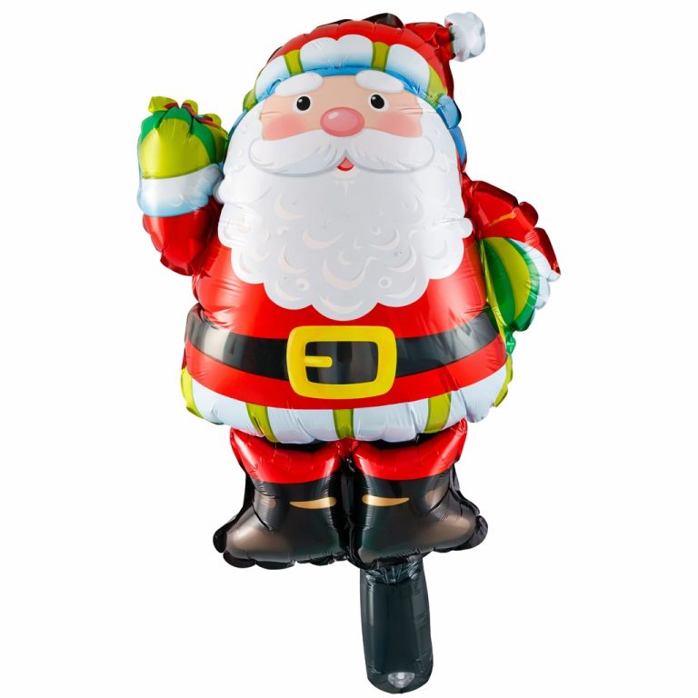 Junior Shape Χριστουγεννιάτικο Μπαλόνι Άγιος Βασίλης | balloon.gr