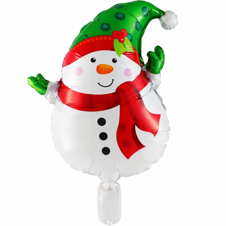 Junior Shape' Χριστουγεννιάτικο Μπαλόνι Χιονάνθρωπος | balloon.gr